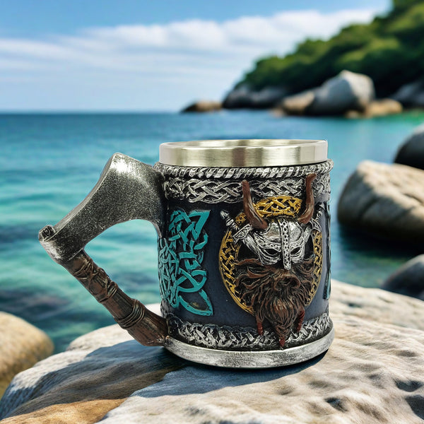 European Medieval Omahawk Viking Character Mark Coffee Cup – Web Shop Store